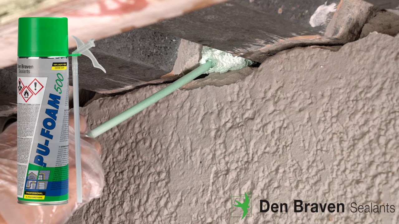 Den Braven Pu Foam - YouTube