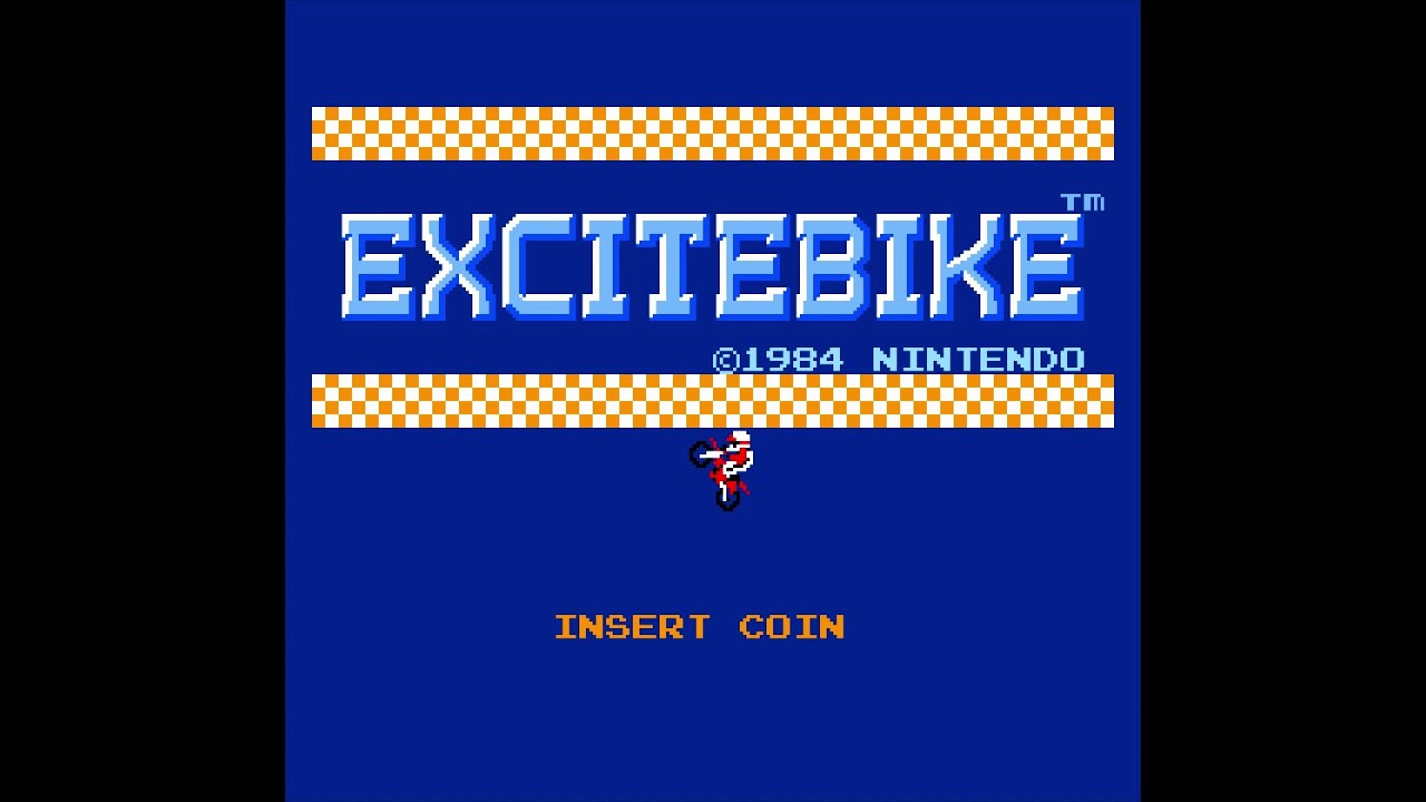 Excitebike (Arcade) – Écran-titre (International) – 1080p - YouTube