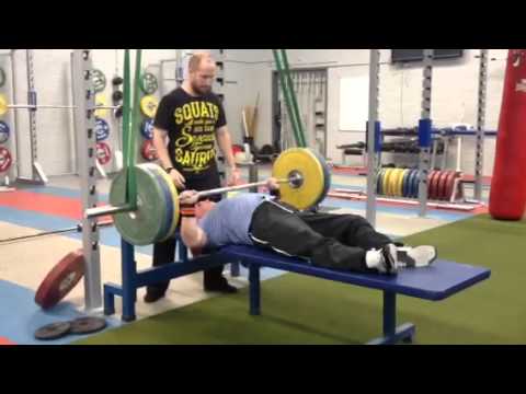 Para Powerlifting 110kg 3 reps Benchpress - YouTube