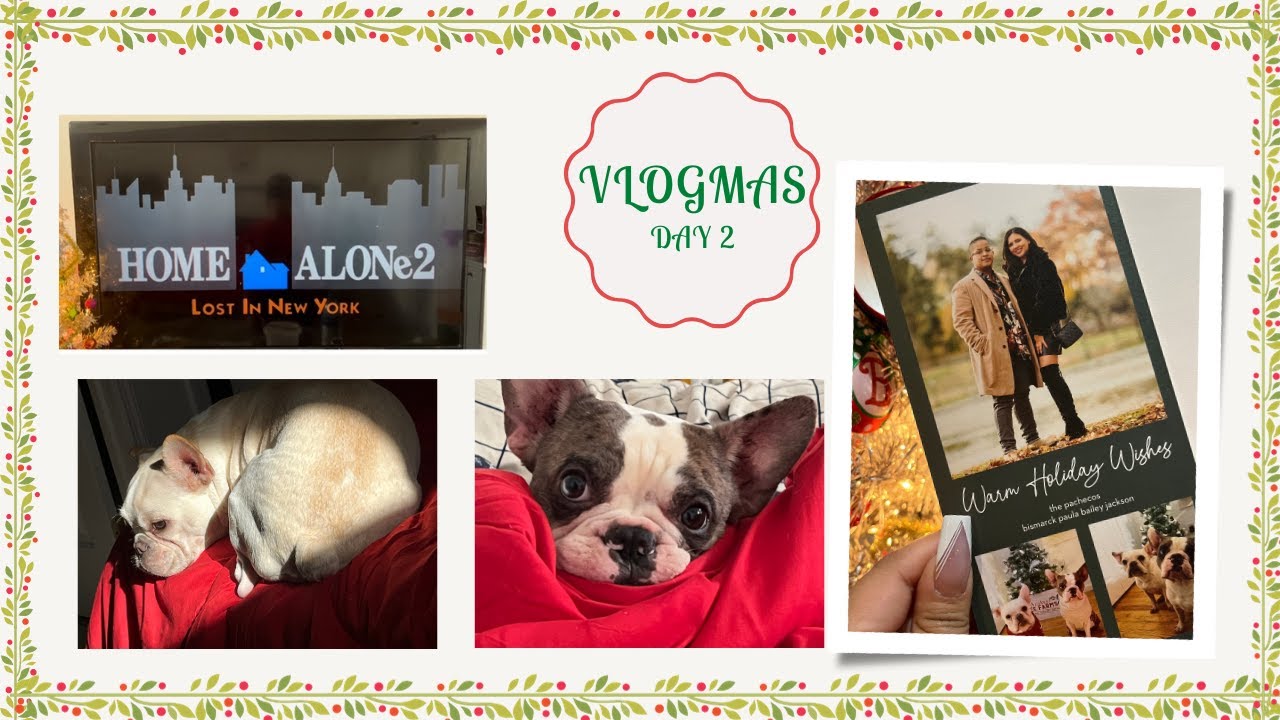 A LAZY SATURDAY+ SENDING CHRISTMAS CARDS/ VLOGMAS DAY 2 - YouTube