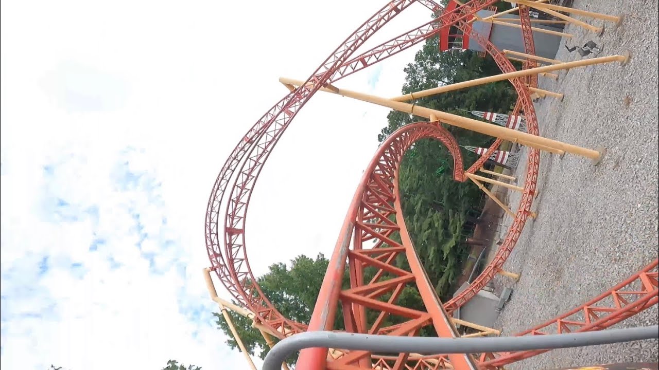 Dare Devil Dive CRAZY Roller Coaster 4K POV! | Six Flags Over Georgia ...
