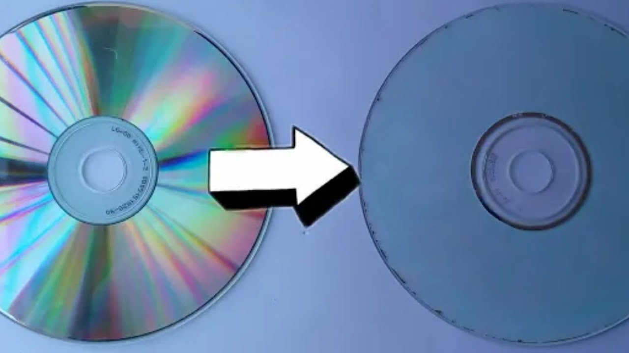 HOW TO PEEL OFF CD FOIL - YouTube