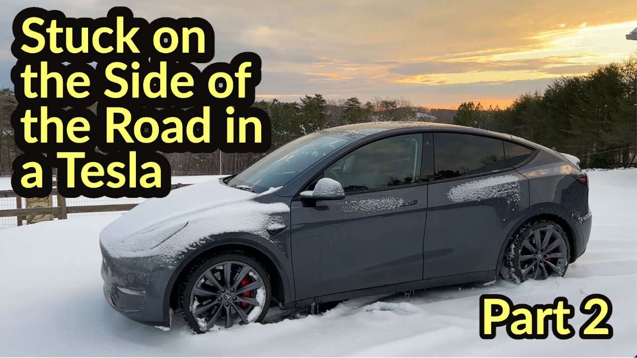 Stuck on the Side of the Road in a Tesla - Part 2 - YouTube