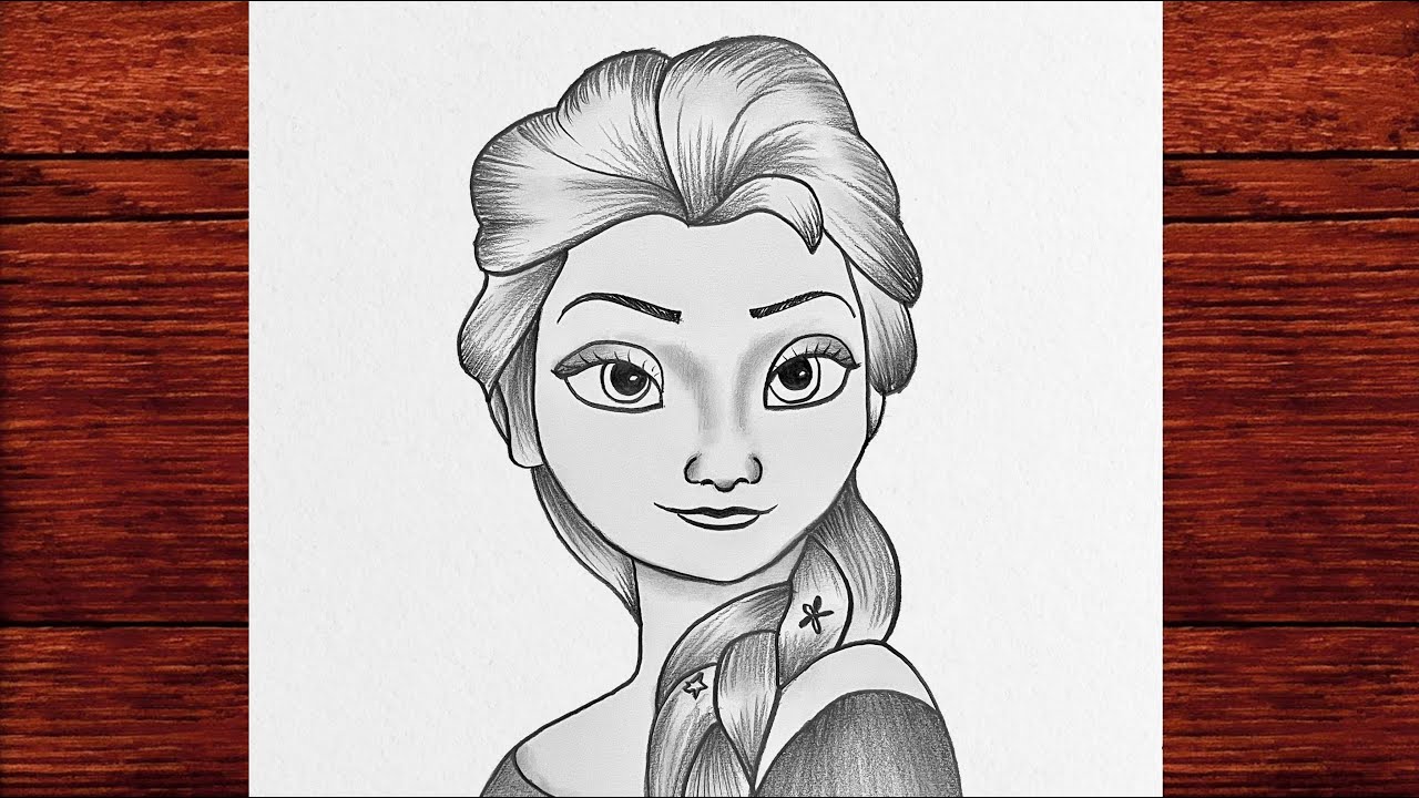 Adım Adım Kolay Frozen Elsa Çizimi - Frozen Elsa Çizimi - En Kolay ...