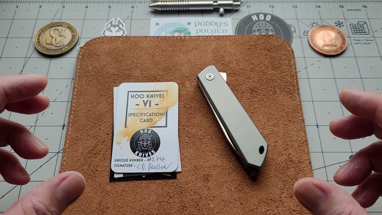 Hoo Knives first production pocket knife,by uk designer Carl Pearson ...