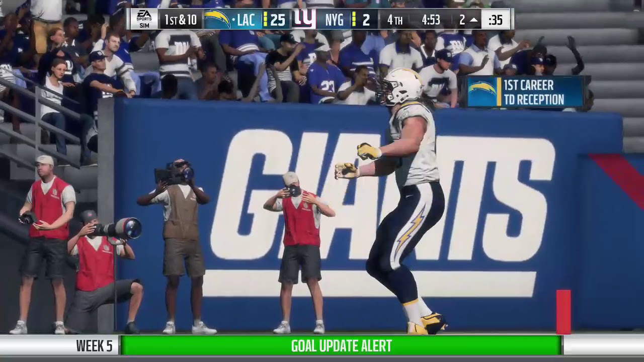 Sean Culkin broke 7 tackles to get the Touchdown! - YouTube