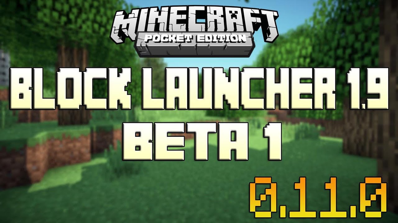 Descarga Block Launcher Pro 1.9 Beta 1 | Minecraft PE 0.11.0 - YouTube