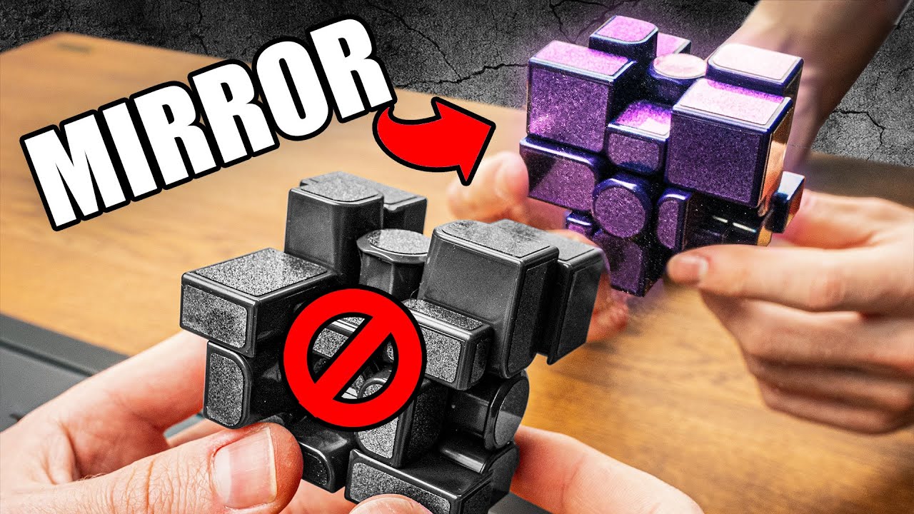 Can I Solve A Mirror Blocks WHILE ONLY LOOKING THROUGH A MIRROR? - YouTube