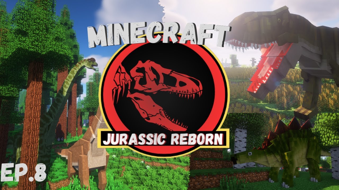 Jurassic Reborn: Minecraft Dinosaurs modded Let's Play EP. 8 "The NEW ...
