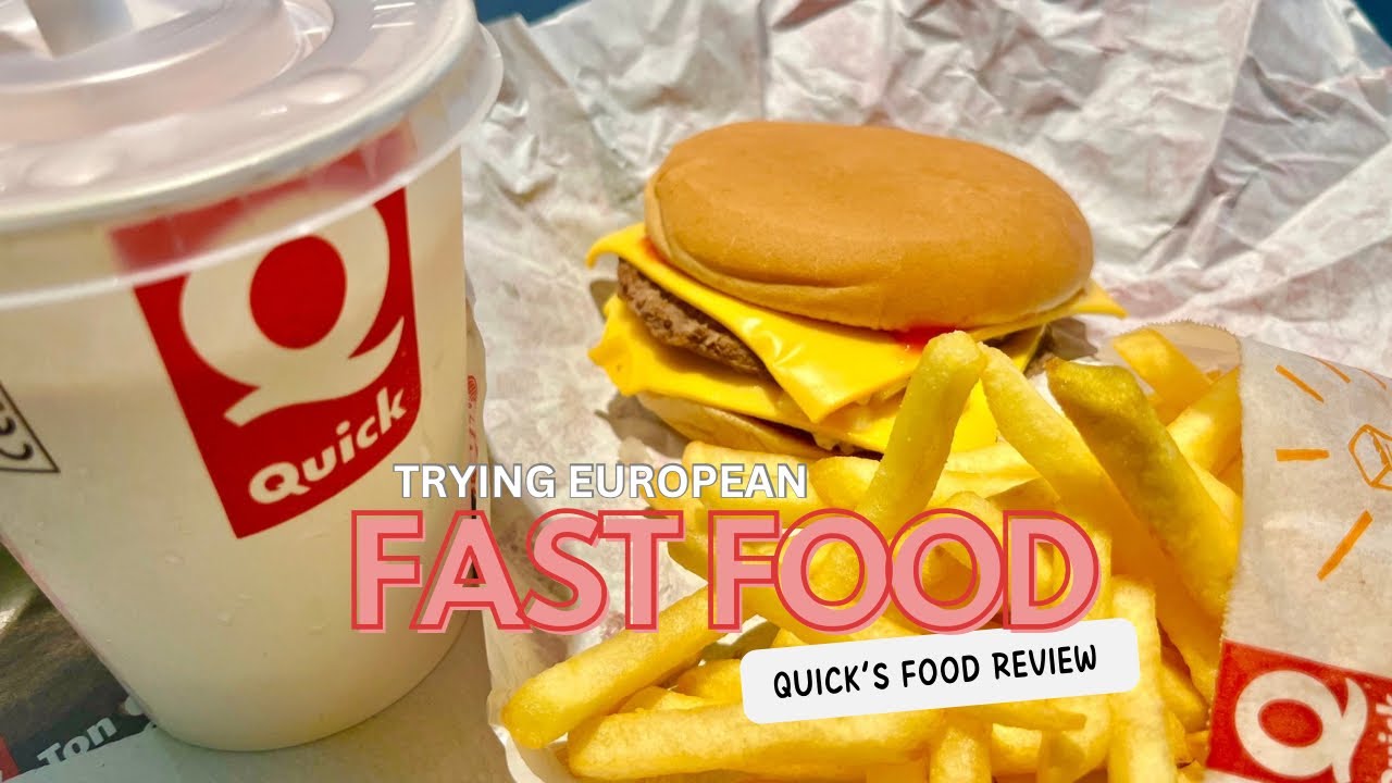 Europe’s McDonald’s? QUICK’s Review | Brussels Belgium Taste Test 🍔🍟 ...