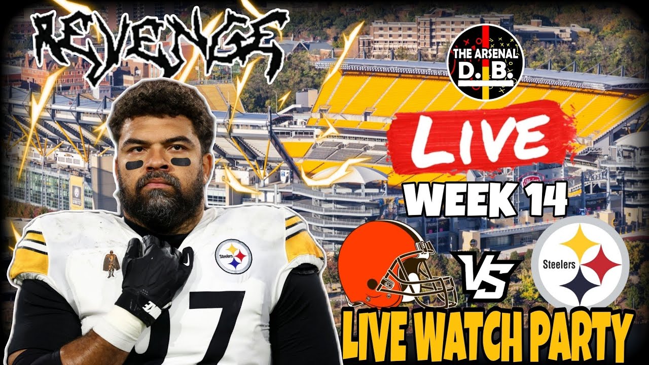 Revenge!!!!!!!!! Steelers Vs Browns Week 14 Live Watch Party - YouTube