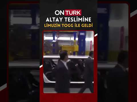 ALTAY TESLİMİNE LİMUZİN TOGG İLE GELDİ