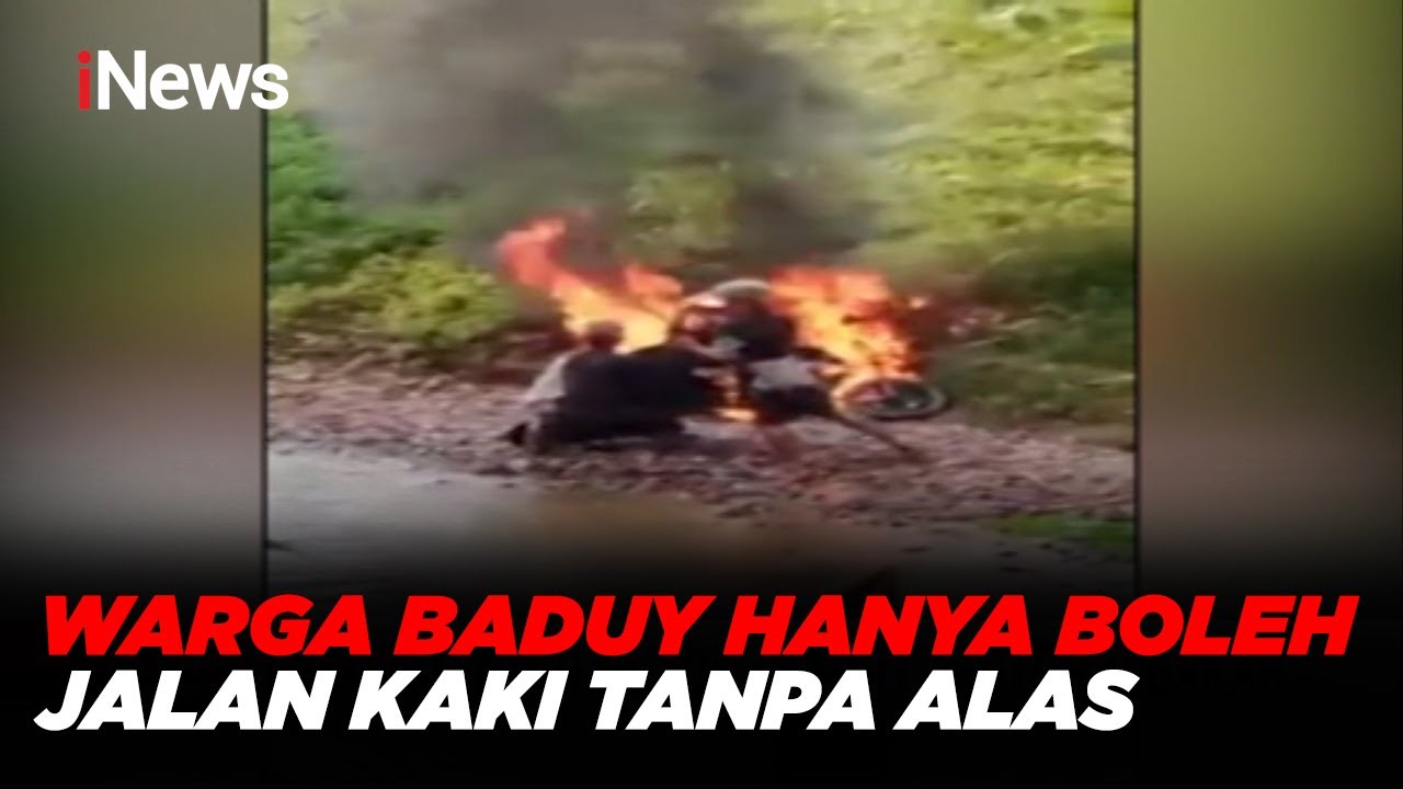 Langgar Adat Suku Baduy yang Larang Miliki Alat Transportasi, Empat ...