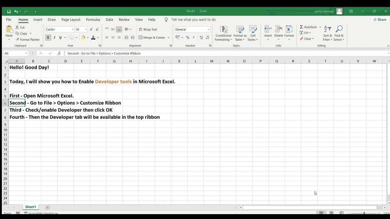 How to Enable Microsoft Excel Developer Options 2022 - YouTube