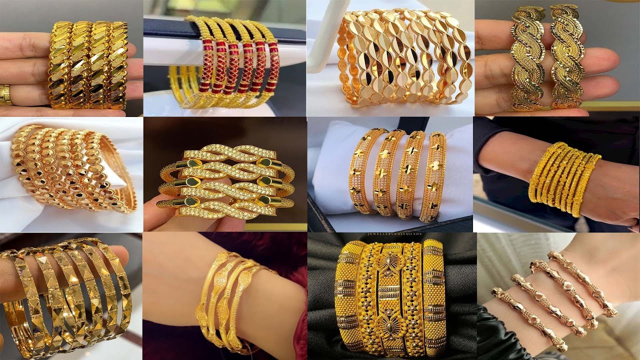 Latest Gold Bangles Designs 2023 l Sone Ki Choriyan l Beautiful ...