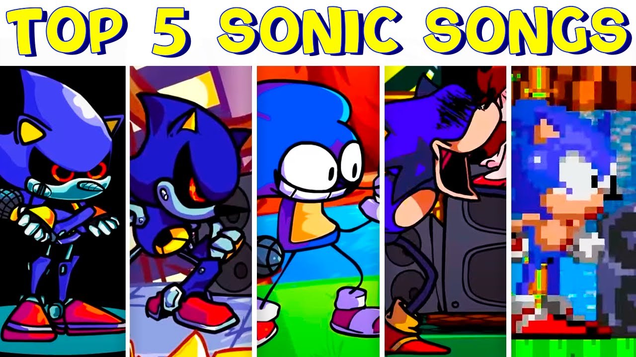 Top 5 Sonic Mods #3 in Friday Night Funkin' - YouTube