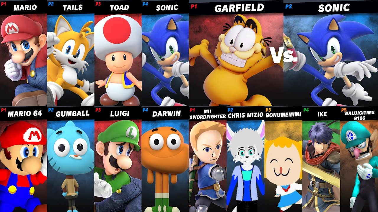 Sonic and Tails vs Mario and Toad | Epic Subscriber Orders in Super ...