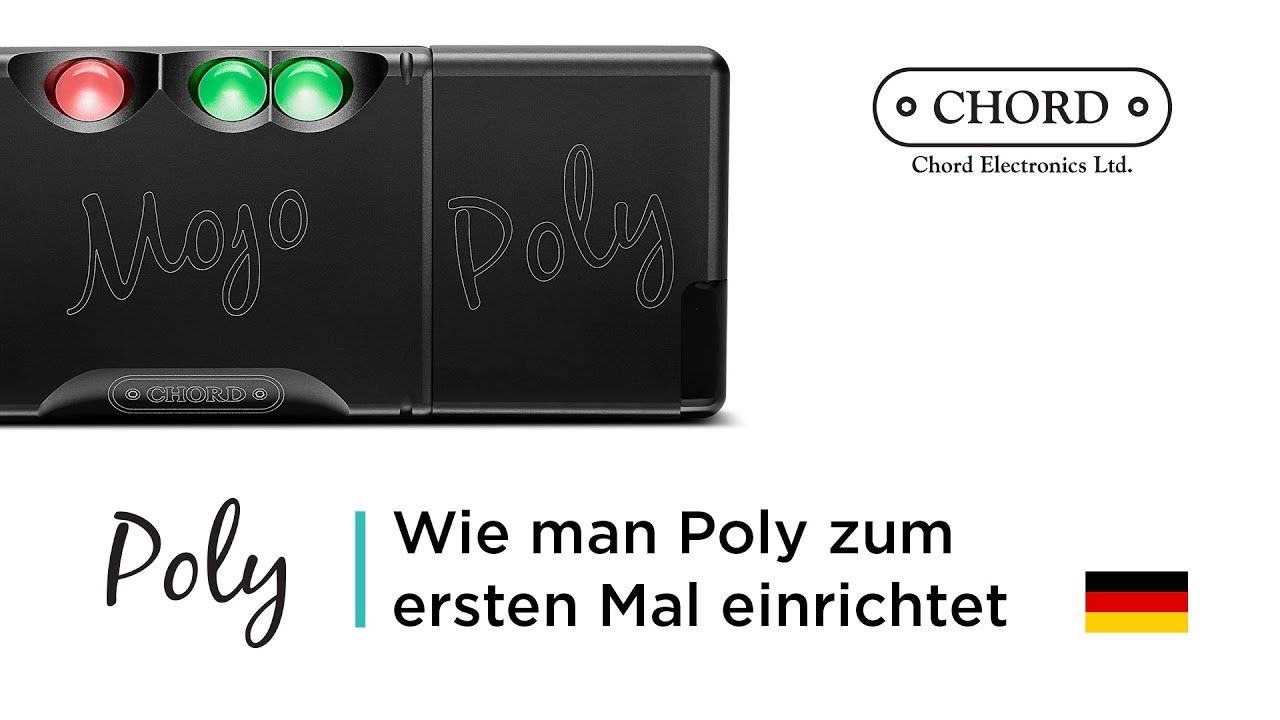 Wie man Poly zum ersten Mal einrichtet | Chord Electronics - Tutorial ...