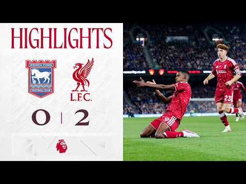 Highlights: Ipswich 0-2 Liverpool | Alexander Isak scores two quick-fire goals!