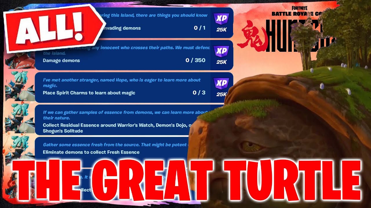 The Great Turtle Quesltine | Fortnite Chapter 6 Storyline - YouTube