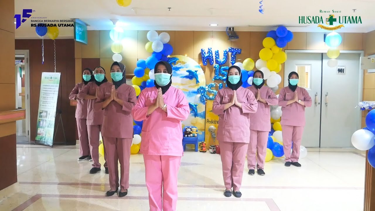 15th Anniversary RS Husada Utama : Dekorasi Ruangan & Greeting Staff ...