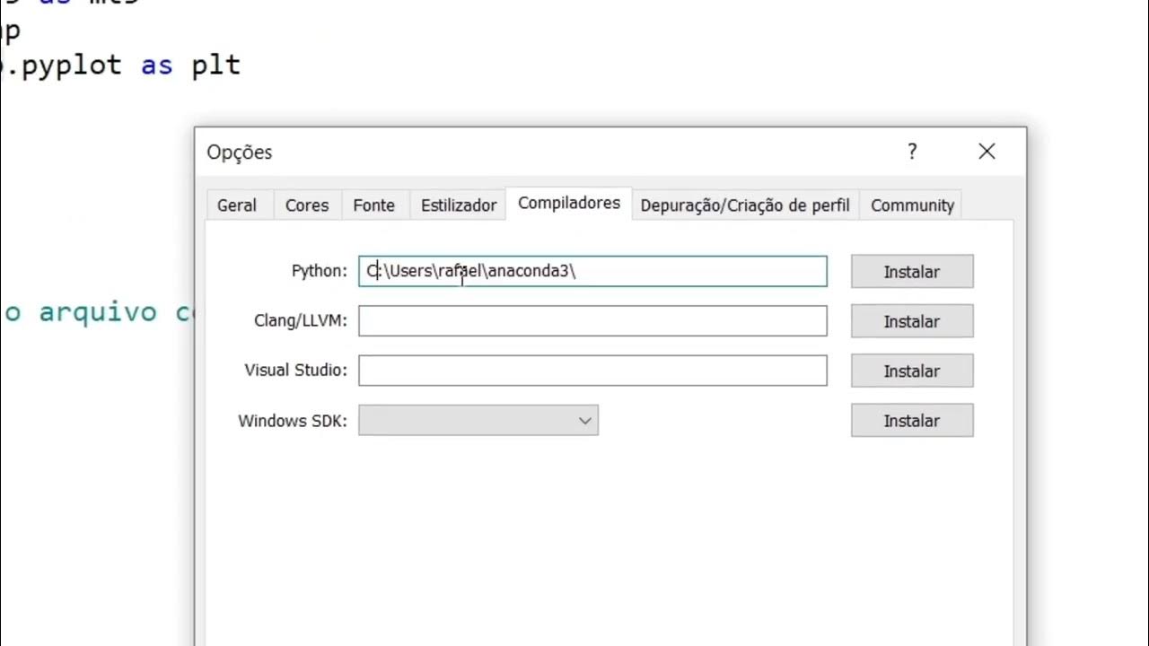 Como Conectar o MetaEditor para Compilar Códigos em Python | MetaTrader 5 - YouTube
