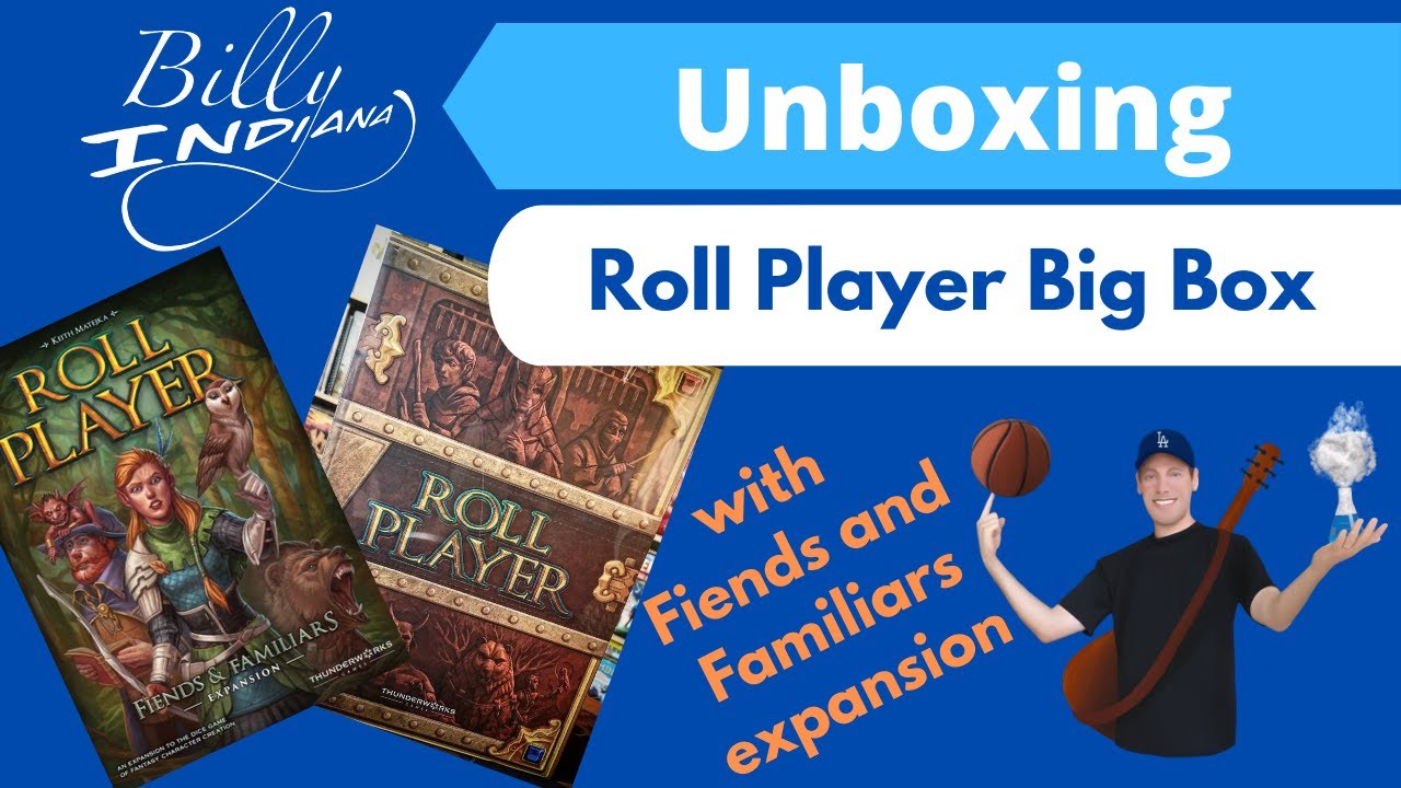 Roll Player Big Box Board Game Unboxing (with Fiends and Familiars ...