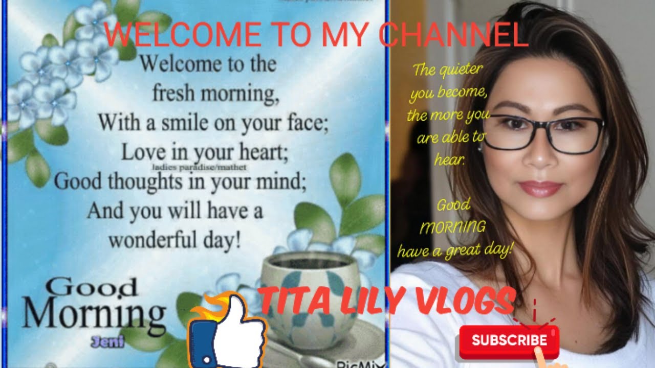 Blessed Week end Good morning everyone #titalilyvlogs - YouTube