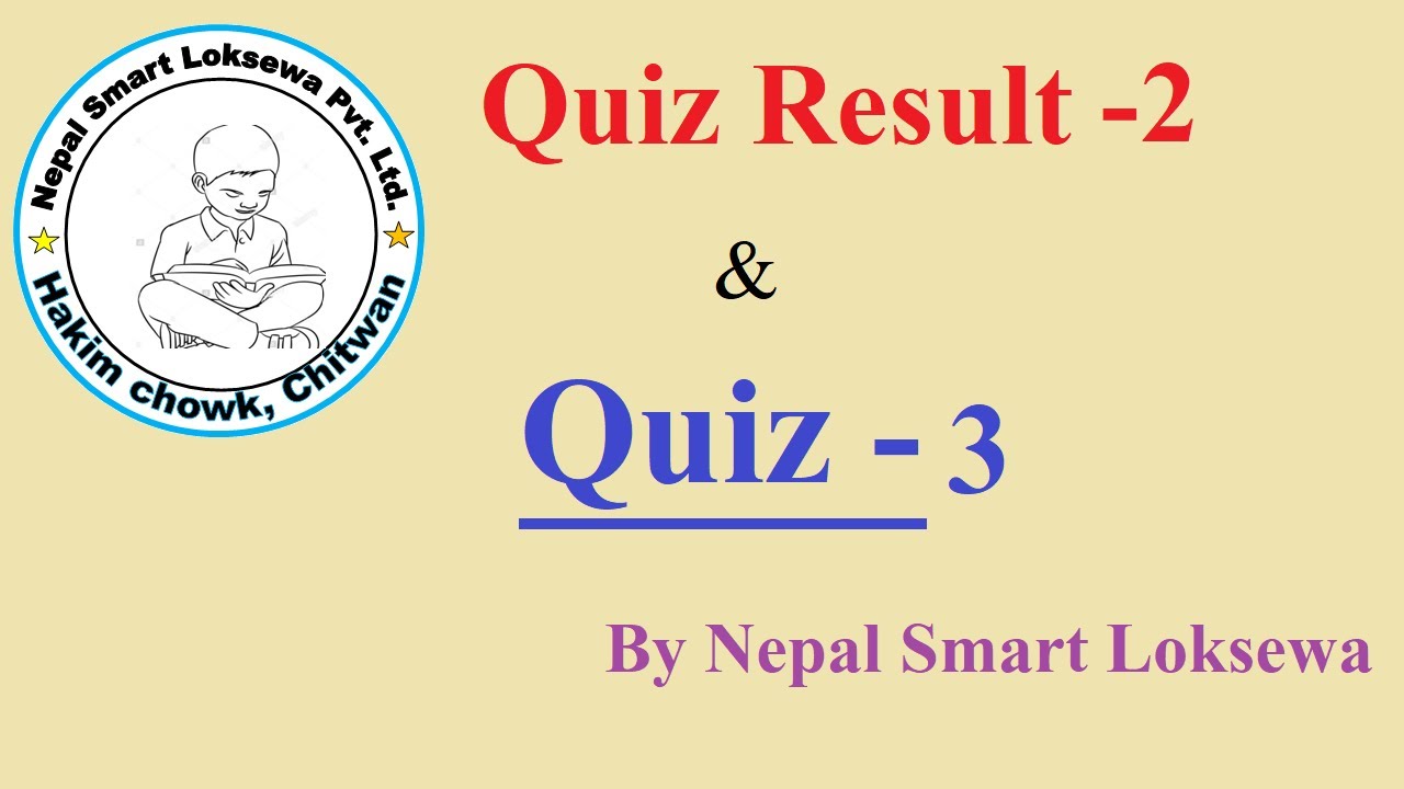 Quiz Result Part 2 - YouTube
