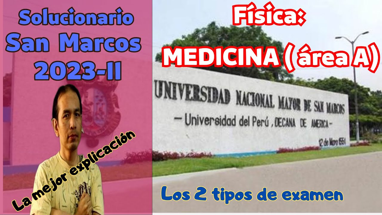 Solucionario Medicina San Marcos 2023 II- (Los 2 tipos de examen) - YouTube