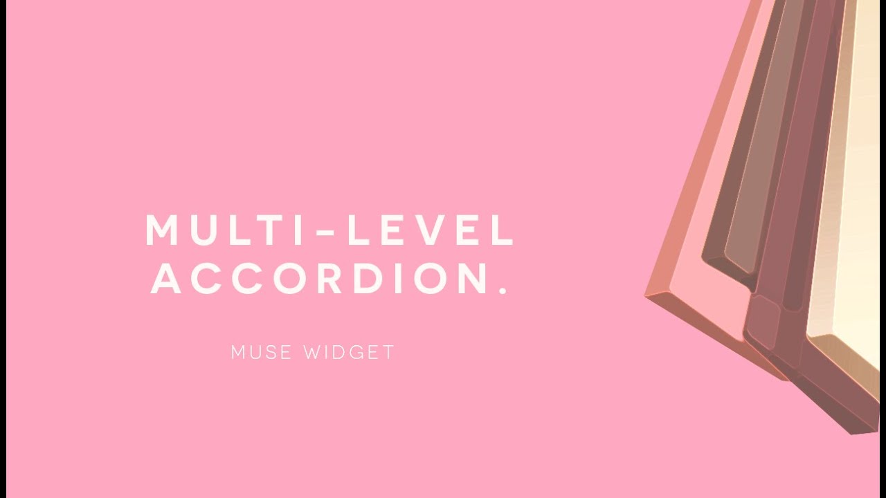 Multi-Level Accordion Muse Widget - YouTube