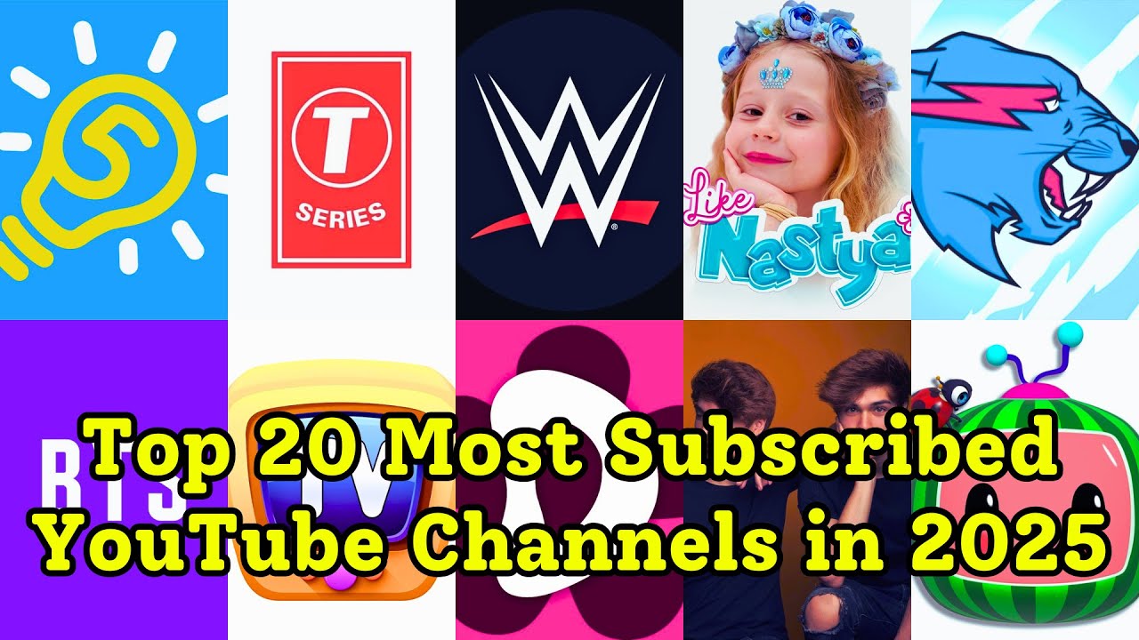 Most Expensive YouTube Channels Ranked! 2025 - YouTube