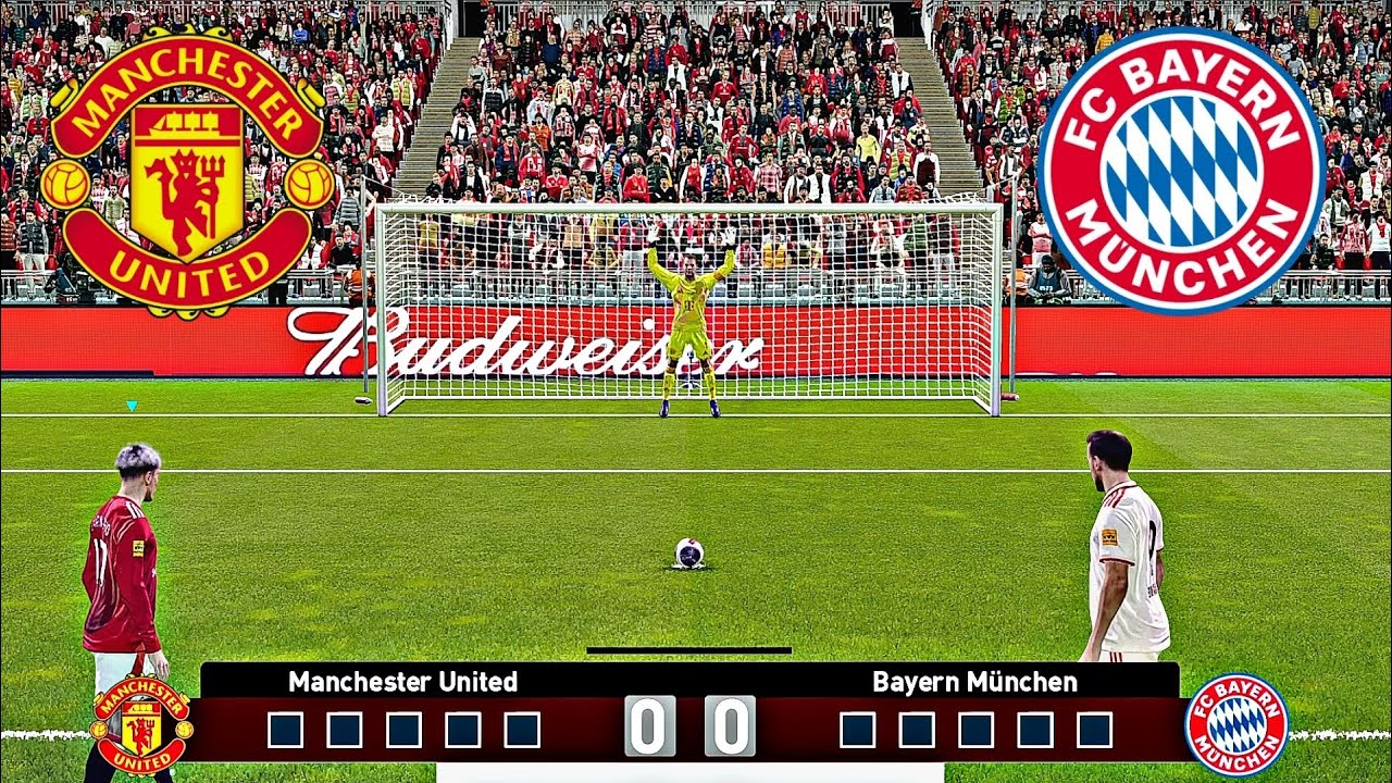 MANCHESTER UNITED VS BAYERN MUNCHEN FULL PENALTY SHOOTOUT | MU VS BAY ...