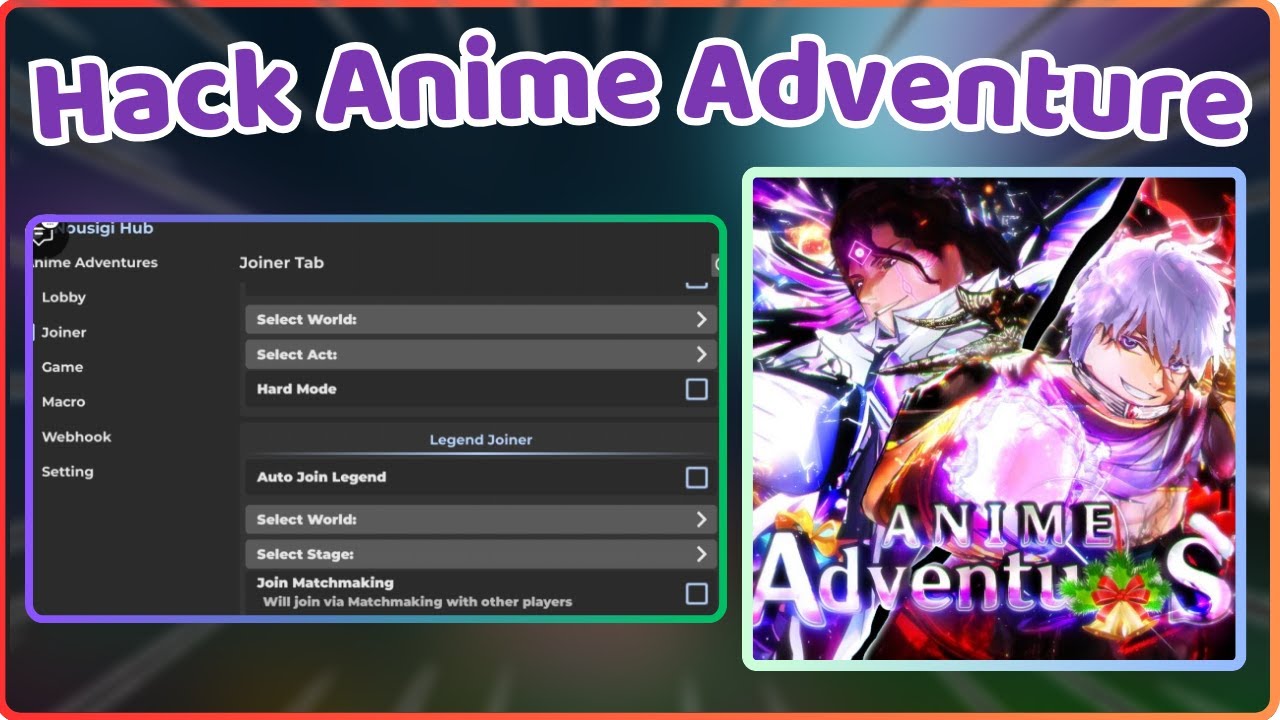 Cách Hack Anime Adventure Trên Điện Thoại Auto Raid, Auto Claim Reward ...