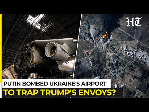 Russia Tried To Attack US Plane? Putin's Forces Hit Kyiv And Boryspil Airports Hard Ahead Of Talks