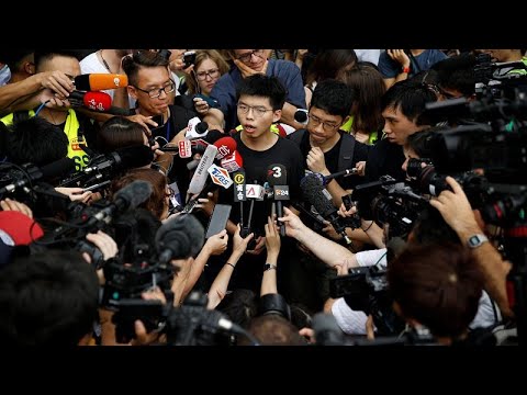 Hong Kong: Şemsiye hareketi aktivisti Wong hapisten çıkar çıkmaz protestolara katıldı