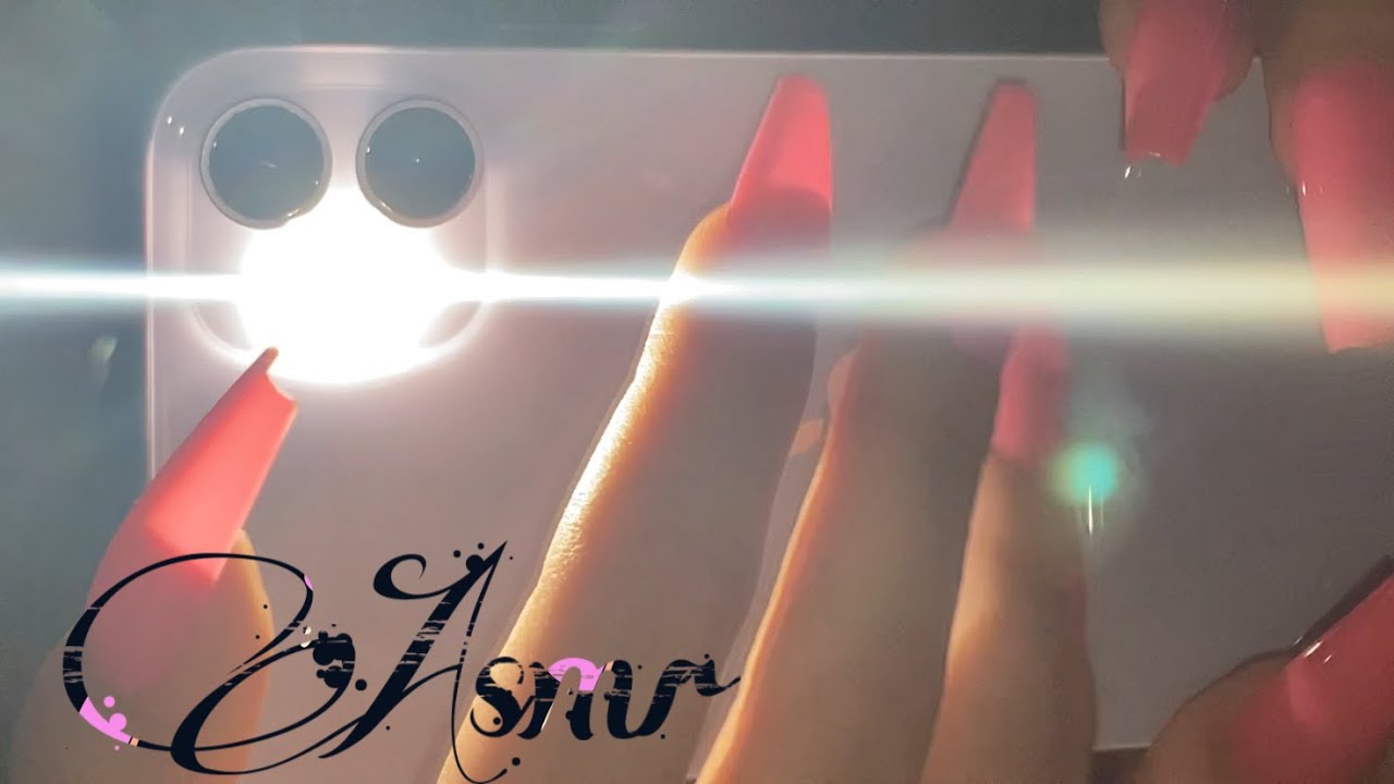 ASMR fast mirror and phone tapping - YouTube