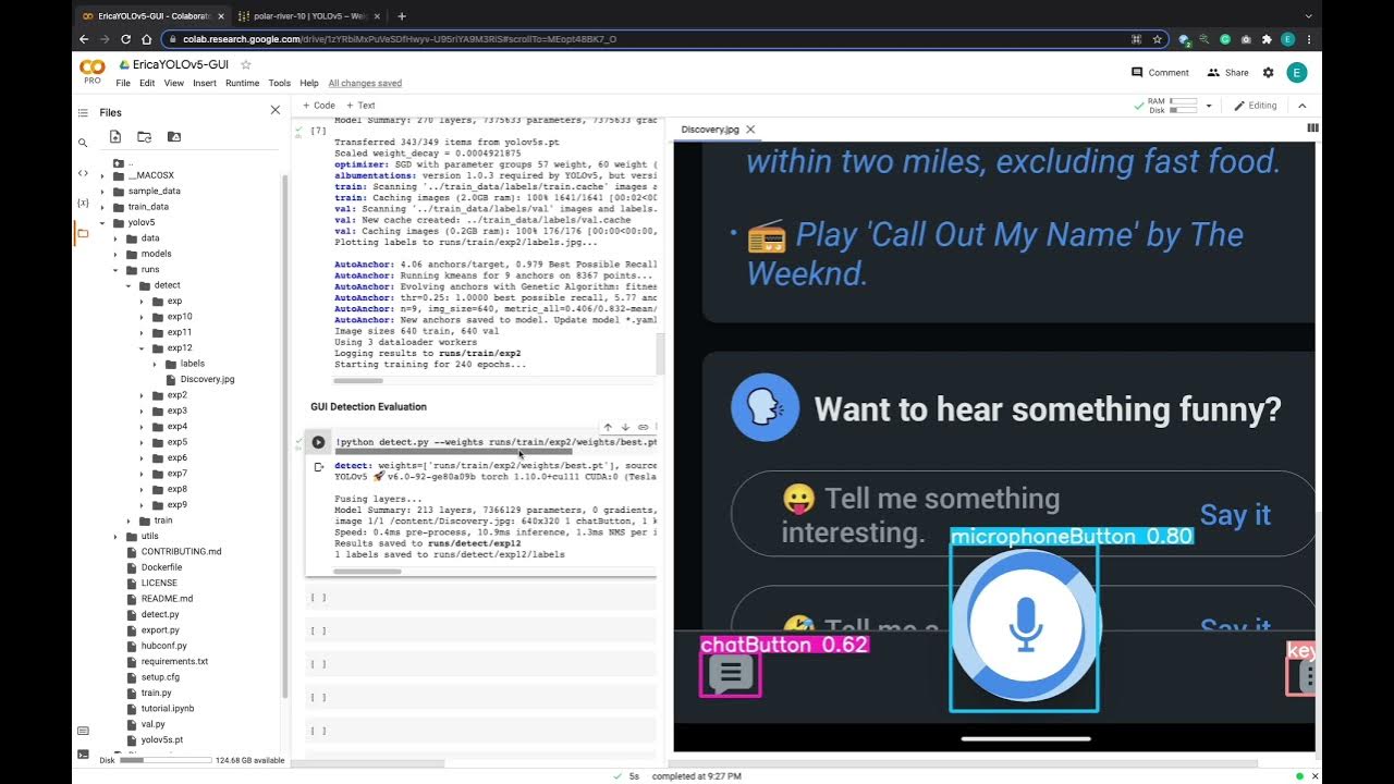 Yolo v5- GUI detection - YouTube