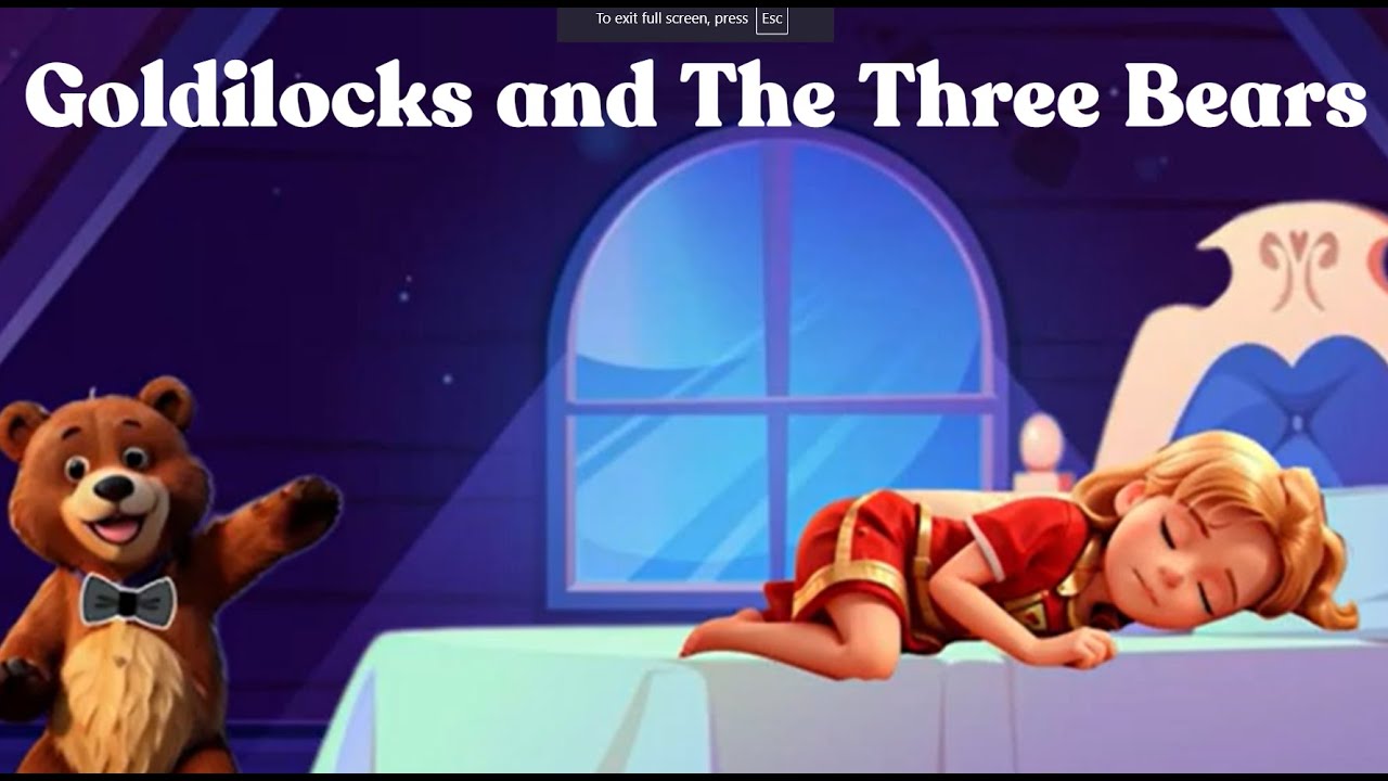 Goldilocks and the Three Bears Story in English/English fairy tales and ...