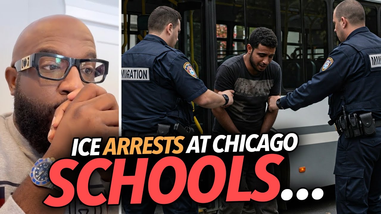 "No Migrant Is Safe," ICE Pulls Up To Chicago Schools, Blocked By ...
