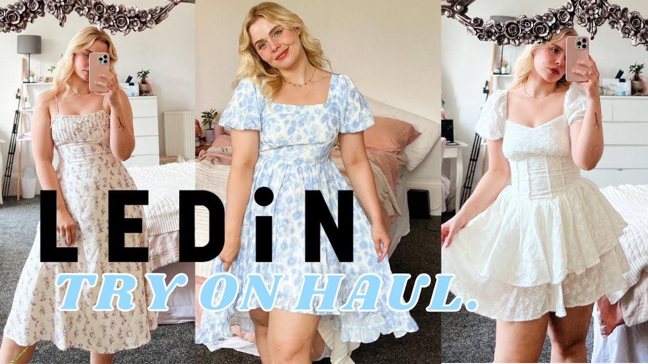 Soft Aesthetic LEDiN Try-On Haul LEDiN Anniversary Sale - YouTube