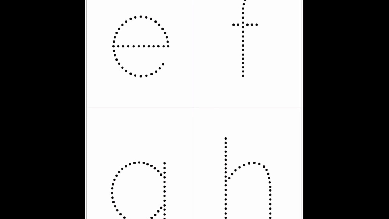 Handwriting alphabet tracing flash cards upper and lower case printable ...