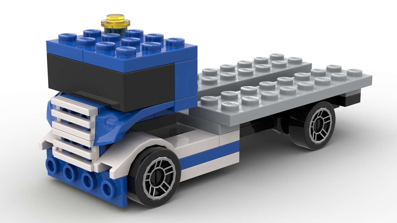 Lego 30033 Truck Speed Build Studio Bricklink LDD by PLegoBB - YouTube