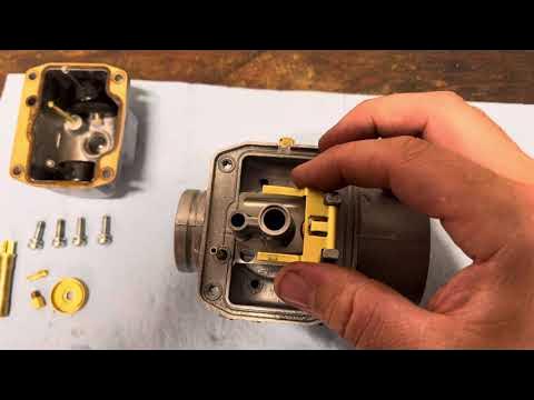 Mikuni VM36 carburetor disassembly - YouTube