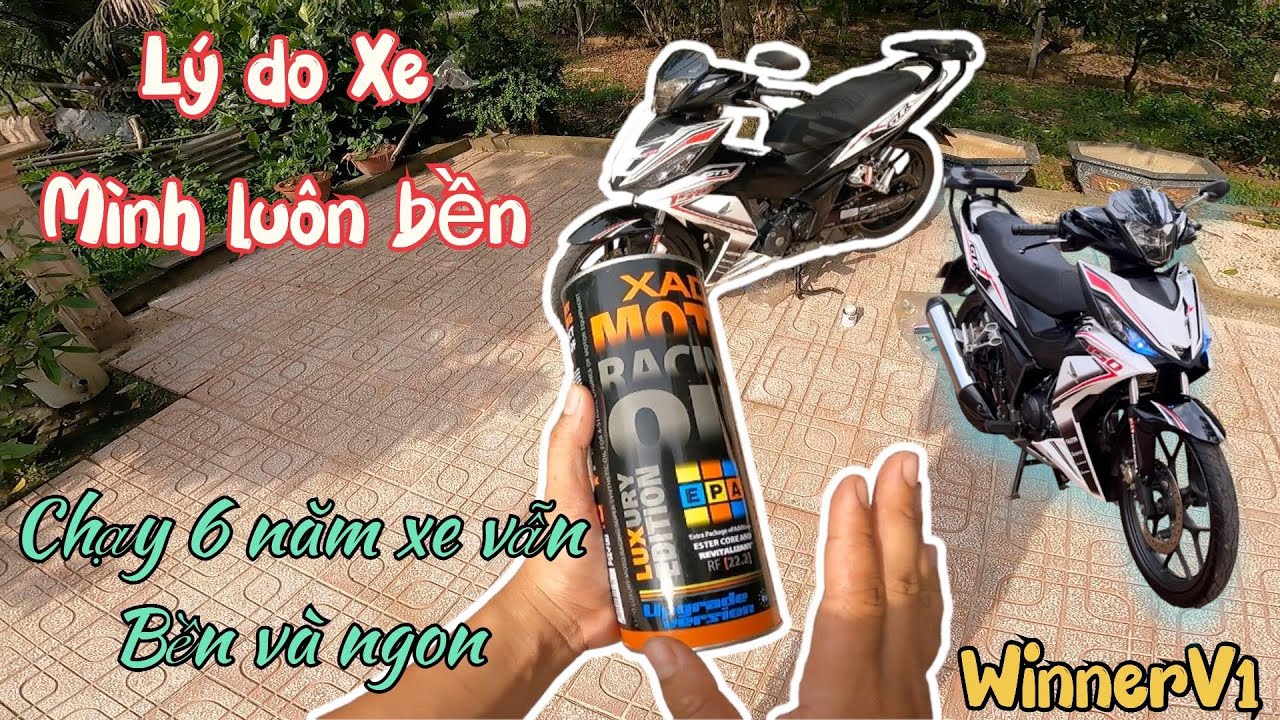 Thay nhớt cho Winner V1 sau những chuyến Touring - chạy 6 năm xe vẫn ...