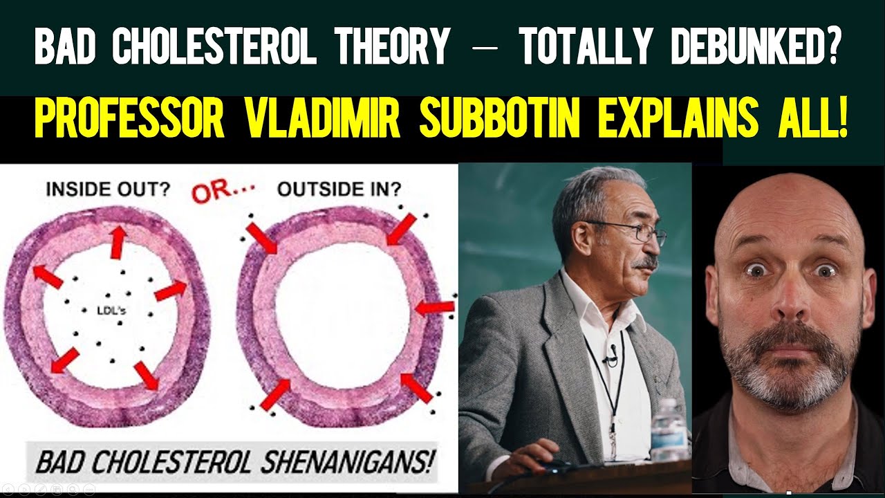 Cholesterol/LDL Hypothesis DESTROYED - Prof Vladimir Subbotin exposes ...