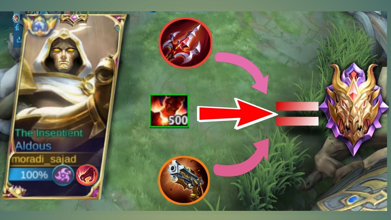 Quickly level up the rank from epic to mythic by the best hero Aldous ...