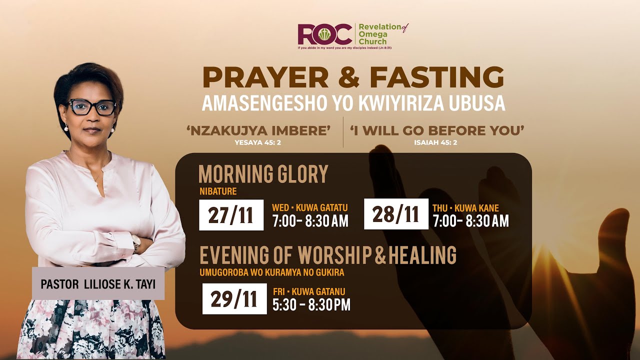 Evening Of Worship & Healing - Pastor Liliose K. Tayi - YouTube