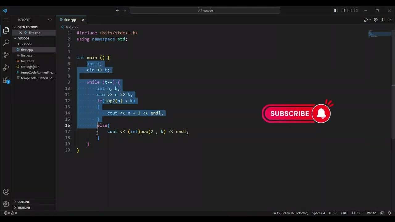 B. Binary Cafe | Codeforces Round 878 (Div. 3) | Codeforces solution - YouTube