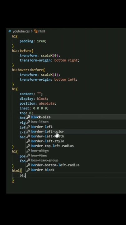 Hover me #coding #html5 #code #css #webdesign #cssanimation - YouTube